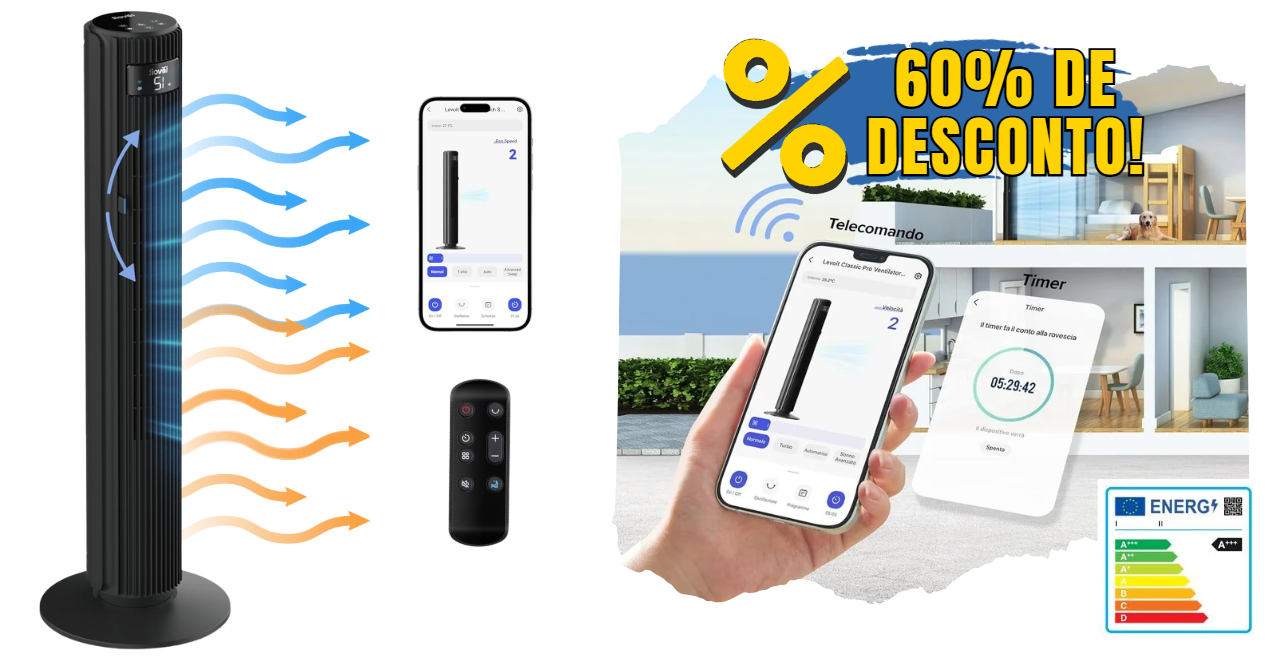 Column air conditioner (cooling and heating) 79 € | Portugal – Homain Fully